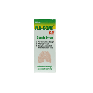 Flugone Dm Cough Syrup 120ml - Health Alone