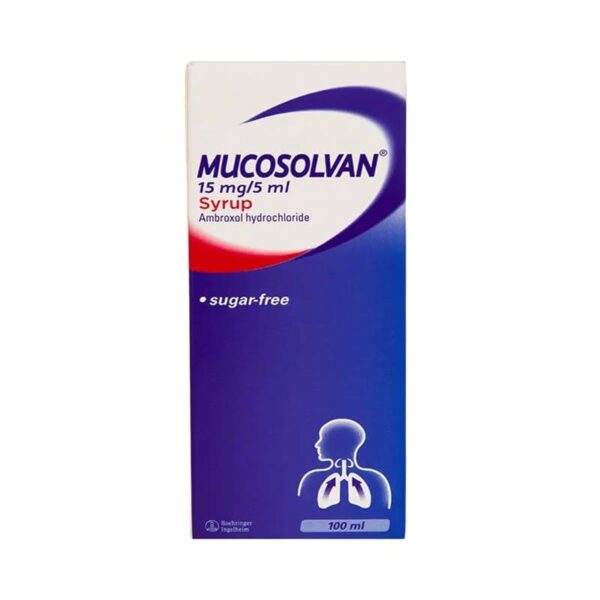 Mucosolvan Syrup ,sugar free 100ml - Health Alone