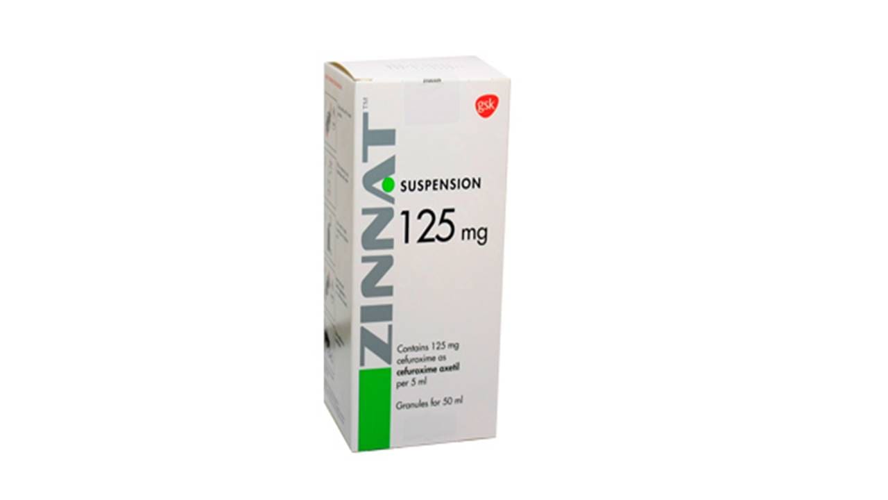 Zinnat Suspension 125mg 100ml – HealthAlone